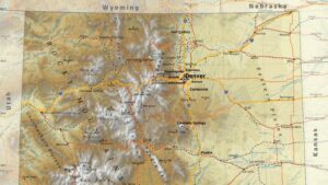 Map of the City of Denver, Colorado – Geography, Attractions & Stats ...
