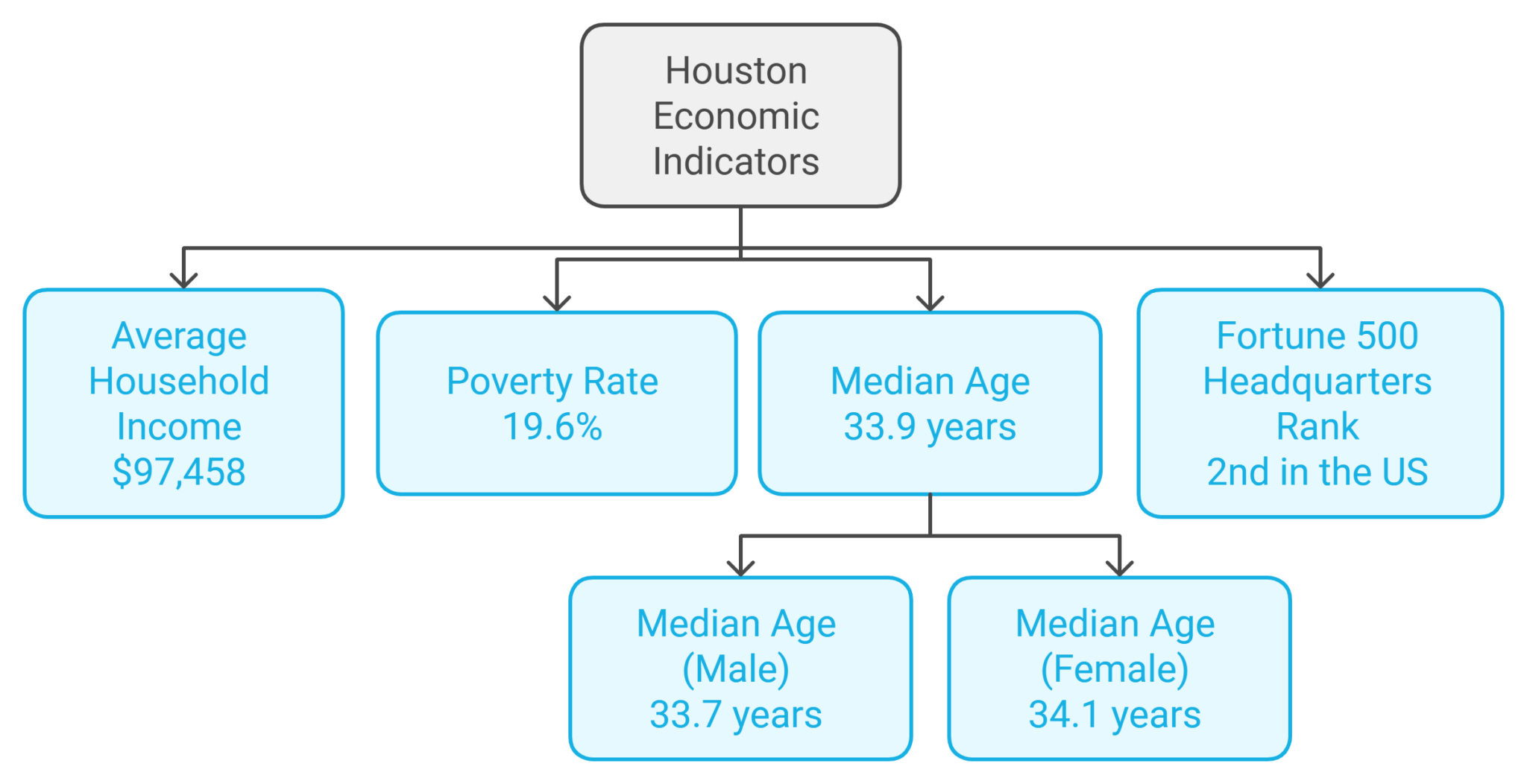 Map of Houston, Texas – Geography, Attractions & Stats (2025) - North ...