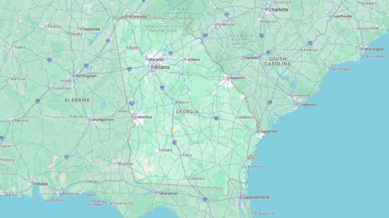 Map of Georgia - Cities, Geography, Counties & Stats (2025) - North ...