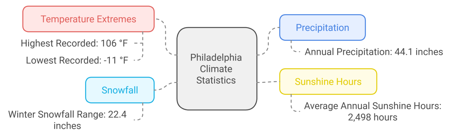 Map of Philadelphia, Pennsylvania – Geography, Attractions & Stats ...