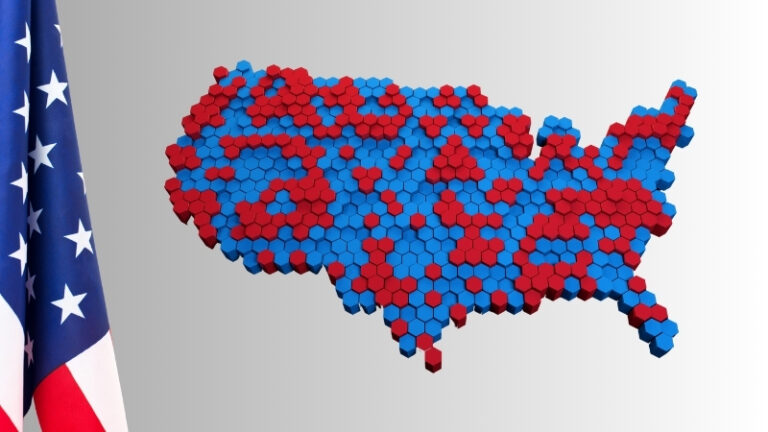 Red vs Blue States and the Shifting US Political Map in 2025 - North ...
