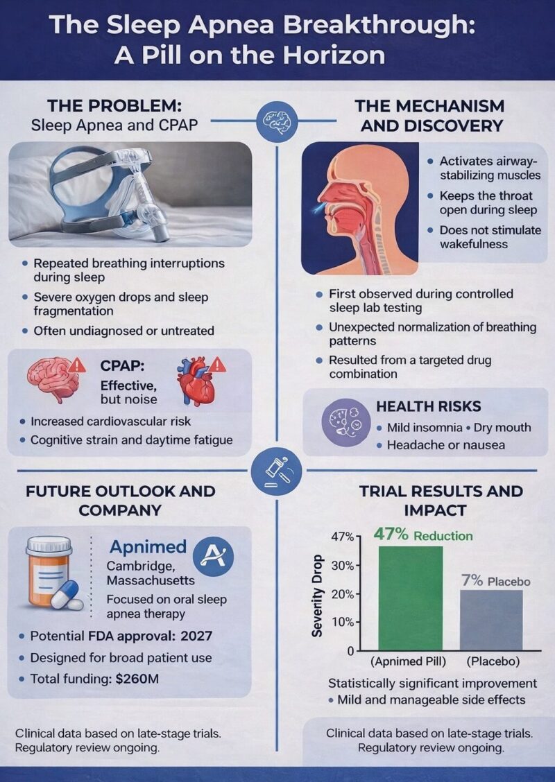 Sleep Apnea Affects 80 Million Americans, A Simple Pill May Fix It Soon ...