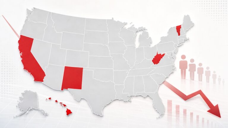 Population Decline in the US by State - Latest 2026 Census Data Shows ...